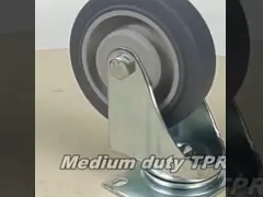 70kg Loading 4 Inch ISO9001 Pvc Ball Bearing Swivel Casters