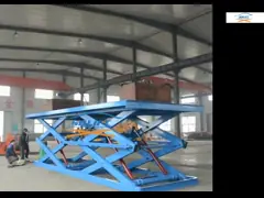 4 cylinders  4t 5m stationary hydraulic scissor lift