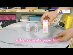 Rectangle Cosmetic Paper Box Packaging Essential Oil Skincare Products