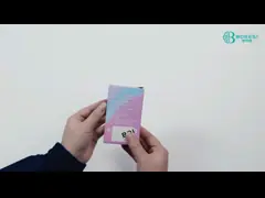 matte pvc plastic learning game cards 300g white cards