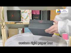 Black Cardboard Electronics Paper Box Packaging Games Console With Lids And Bottom