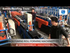 precision top hat roll forming machine cutting non stop high speed