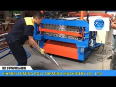 stable wall cladding roof panel roll forming machine precision dual level