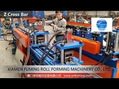 h50 z bar steel roll forming machine 4kw power plc control system