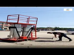 2トン 2m 固定式水力シザーリフト 倉庫貨物リフトテーブルプラットフォーム