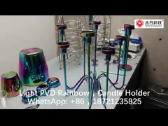 rainbow color pvd coating machine rainbow coater for stainless steel kitchenware