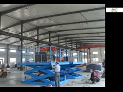1t 5.5m hydraulic heavy duty scissor lift electric home scissor lift platform with ce