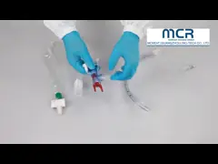 PVC Disposable Suction Catheter Supplier Factory 72h Automatic Flushing