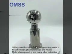 tri clamp spray ball high pressure stainless steel fixed rotary spray head cleaning ball