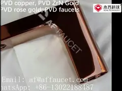 RTAC1400-PVD rame, PVD oro rosa, PVD oro ZrN, rivestimenti in oro TiN, rivestimenti in oro opaco PVD, oro da spazzolatura PVD