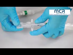 Single Disposable Medical Soft PVC Tube Suction Catheter with Push Swift & Luer Lock