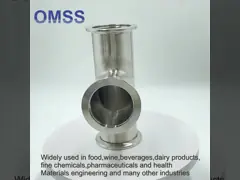 KF 25 Vacuum Fittings Stainless Steel KF Tees Vacuum Flange Fittings