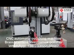Fittings sanitari Macchina di lucidatura CNC senza cera di lucidatura e ruota di lucidatura