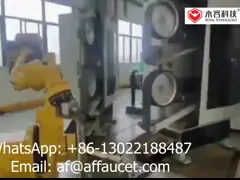 RTAF-AG0204L- DUAL-STATION- Robot Grinding Machine Robot Grinder per il rubinetto in ottone di grandi dimensioni