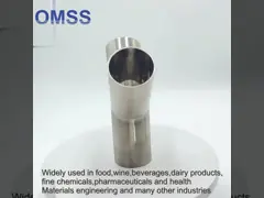 metric sanitary fittings 316l food grade stainless steel pipe fitting y type tee pipe fitting