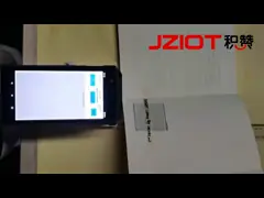 android rugged industrial hf 15693 handheld rfid tag reader mobile terminal 1d 2d scanning