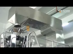 touch screen multihead weigher packing machine for egg biscuit cookie standup pouch