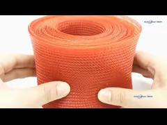 colore di porpora della manica 1mm 150mm del cavo intrecciato ANIMALE DOMESTICO di resistenza all'abrasione