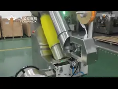 fruit hareware vegetable net bag packing machine plc touch screen for packaging tie