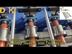 10-15 m/min Shutter Door Roll Forming Machine 13 stations PLC