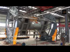 beam turnover machine for metal container and structures overturning purpose