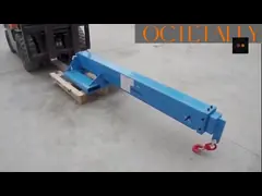 telescopic forklift heavy duty jib extension easy installation and adjustable for diverse needs