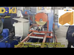 Steel Profiles Step Beam Roll Forming Machine Servo Cutting High Speed 0-20m/Min