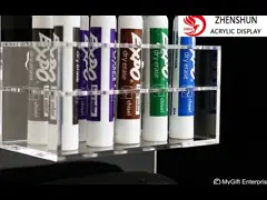 Porta-folhetos acrílico preto montado na parede limpa seca quadro branco 10 marcas slots borrador bracket