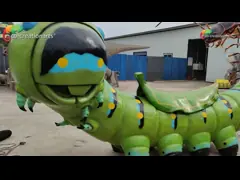waterproofing rideable animatronic insect animatronic caterpillar 110/220vac