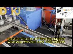 1.5-3mm Unistrut Channel Roll Forming Machine  Full Automatic Galvanized