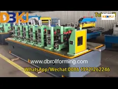 DB50 High Frequency Welding Tube Mill Line Galvanized Steel Square Pipe