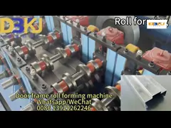 1.5-2.5mm Door Frame Roll Forming Machine 15 Stations Panasonic PLC
