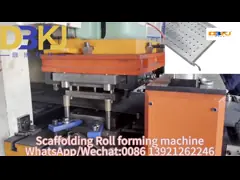 Galvanized steel Scaffolding Custom Roll Forming Machine 55KW