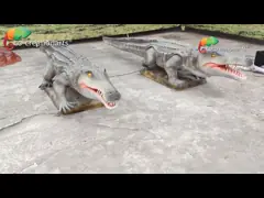 water resistant animatronic crocodile customized simulation animals