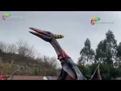theme park equipment realistic life size dinosaur model animatronic dinosaur pterosauria model