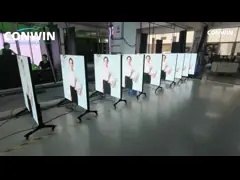 Televisão de tela LED inteligente HD 2K 4K interativa de 145 polegadas com uma liga de alumínio para o salão de exposições