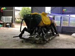 botanical garden small size animatronic bee robotic insects customized