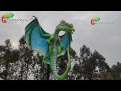 customizable animatronic dragons theme park animatronics anting aging
