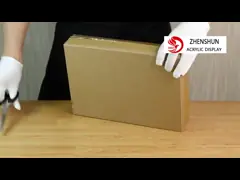 3-layer transparent acrylic box display case holder cube with door collection mini action character