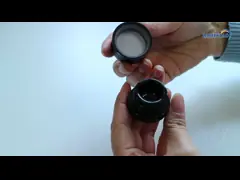 Round Black Uv Glass Concentrate Jar Containers 5Ml 10G