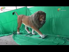 artificial animals safari realistic animatronic lion for zoo park 110v 220v