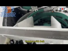 soundproof vibratory bowl feeder big plastic parts elevator hopper feeder