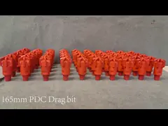 customized steel pdc drag bits application for medium formation wear resistance round shape