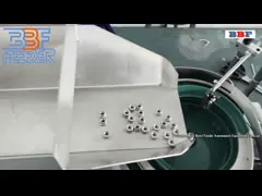 Machine d'alimentation de matériau tubulaire sur mesure à base de bols vibrants en acier inoxydable