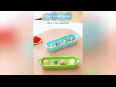 4 grid creative plastic silicone ice cube moulds reusable round ice ball tray
