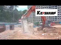 excavator hydraulic breaker piston casting steel material  ks100 ks120 ks150