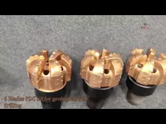 5  7/8 inch with 3 1/5reg 6 blades geological drilling steel body pdc bit