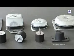 Galvanized Metal + Rubber Shock Mounts For Machinery / Rubber Vibration Dampers