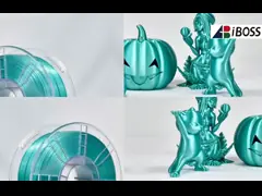 Tecnologia di formazione di filamenti da stampante 3D FDM 1 kg 1,75 mm Filamento PLA verde di seta
