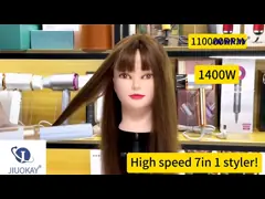 7 in 1 low noise hair dryer negative ion multi function hairdressing repair hair brush